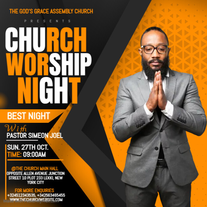 Copy of Church event flyer | PosterMyWall
