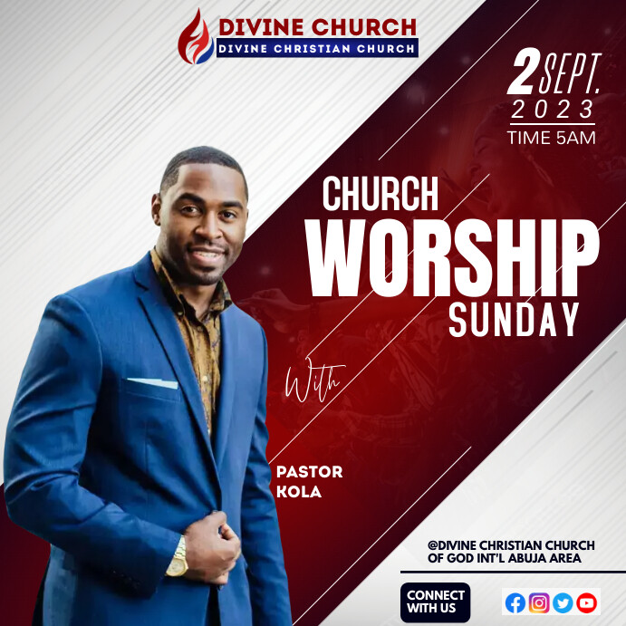 church event flyer Template | PosterMyWall