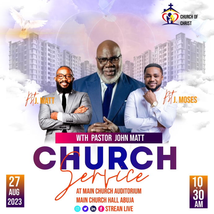 church event flyer Template | PosterMyWall