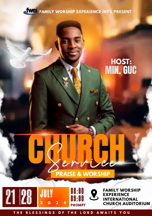 Church event flyer Template | PosterMyWall