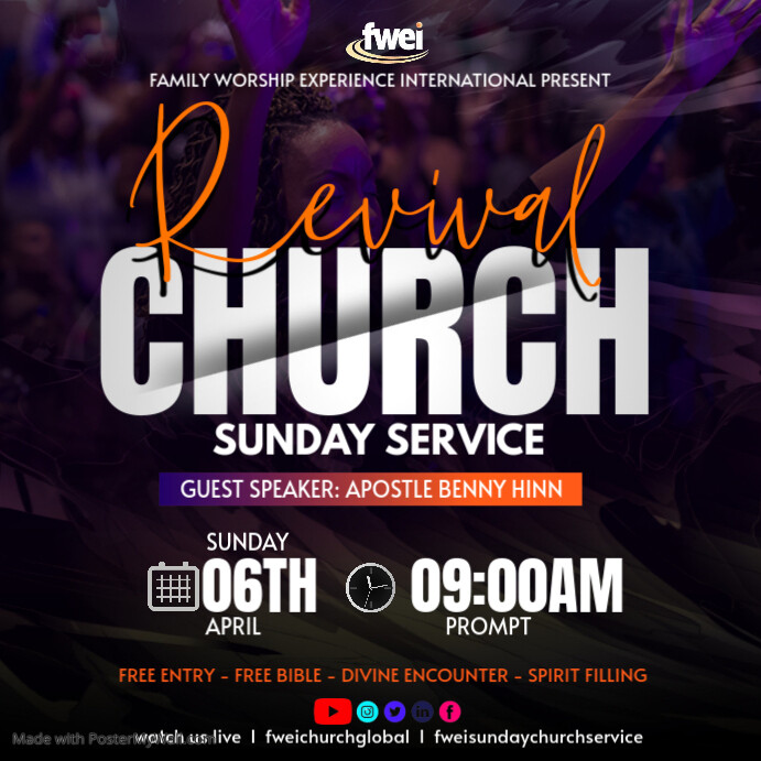 Copy of Church event flyer | PosterMyWall