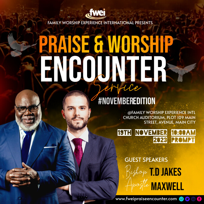 Church Event Flyer Template | PosterMyWall