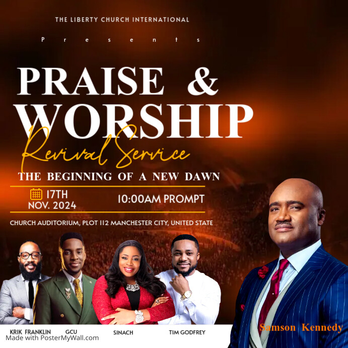 Church event flyer Template | PosterMyWall