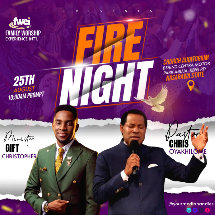 Church event flyer Template | PosterMyWall
