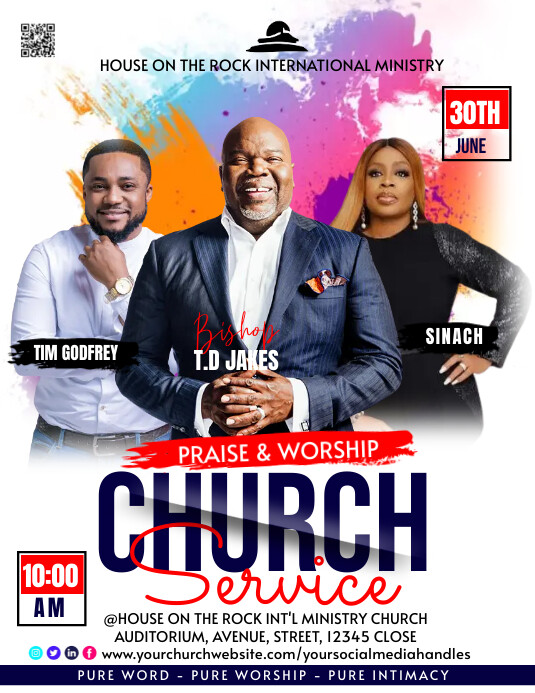 Church event flyer Template | PosterMyWall