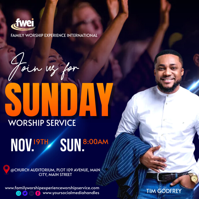 Church Event Flyer Template | PosterMyWall
