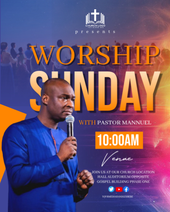 church event flyer Template | PosterMyWall