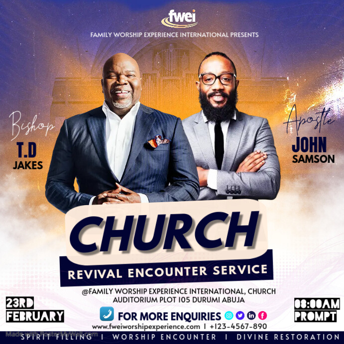Copy of Church event flyer | PosterMyWall