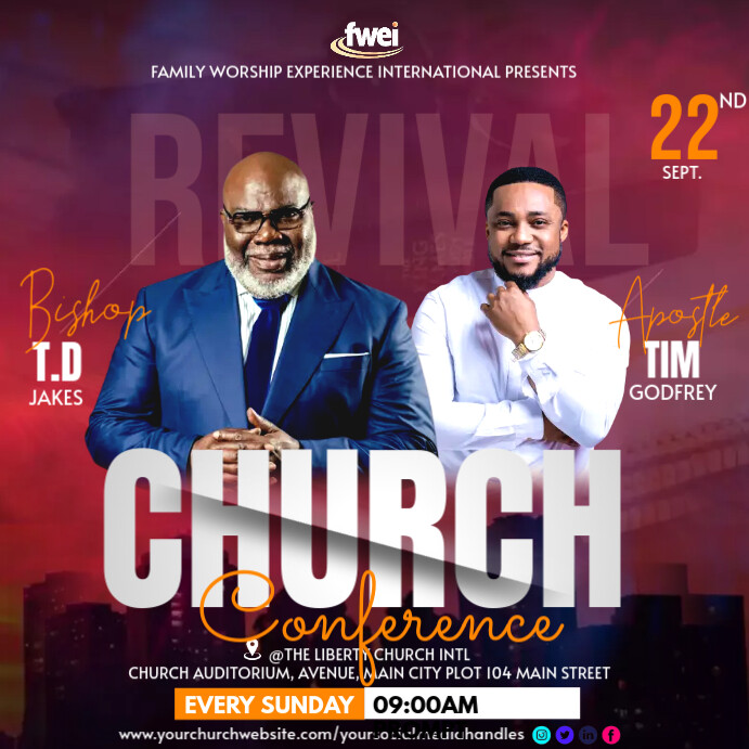 Church event flyer Template | PosterMyWall