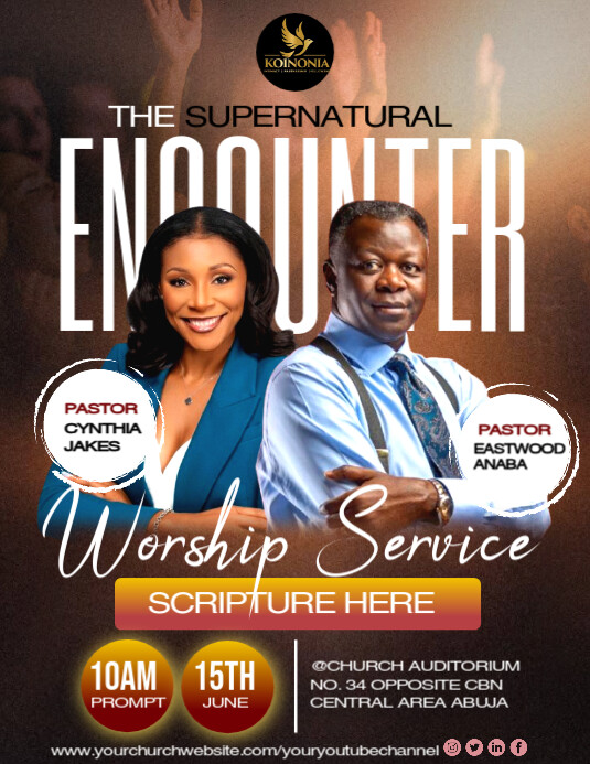 Copy of church event flyer | PosterMyWall