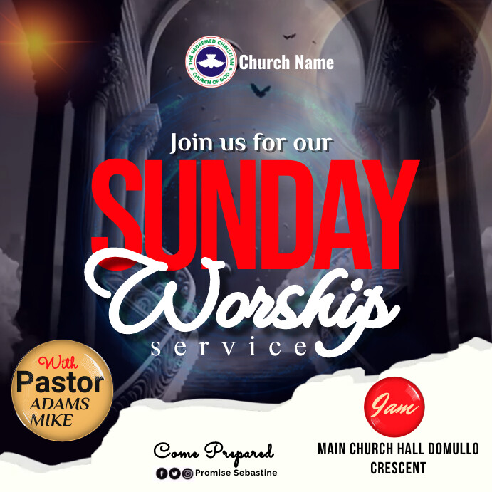 Church event flyer Template | PosterMyWall
