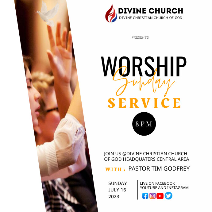 church event flyer Template | PosterMyWall