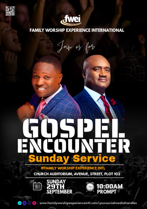 Church event flyer Template | PosterMyWall