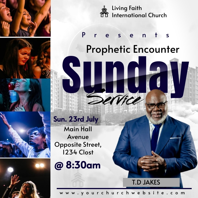 Church event flyer Template | PosterMyWall