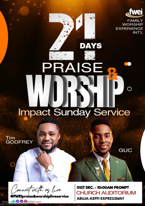 Church event flyer Template | PosterMyWall