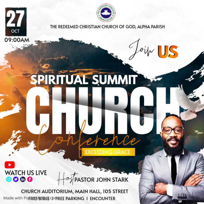 Church event flyer Template | PosterMyWall