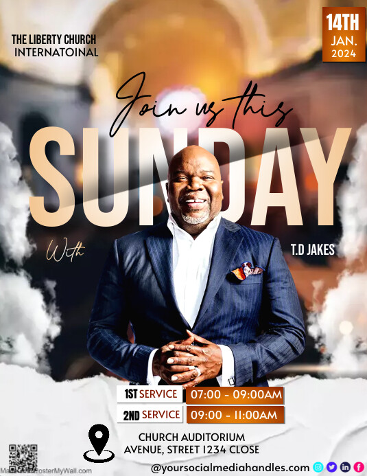 Church event flyer Template | PosterMyWall