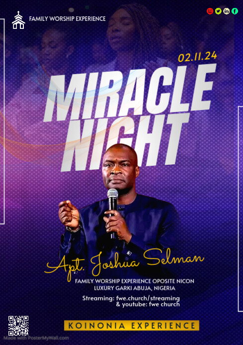 Copy of Church event flyer | PosterMyWall
