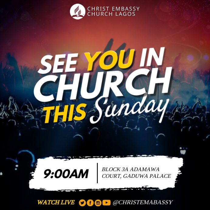 church event flyer Template | PosterMyWall