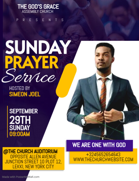 Church event flyer Template | PosterMyWall