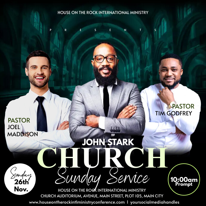 Church Event Flyer Template | PosterMyWall
