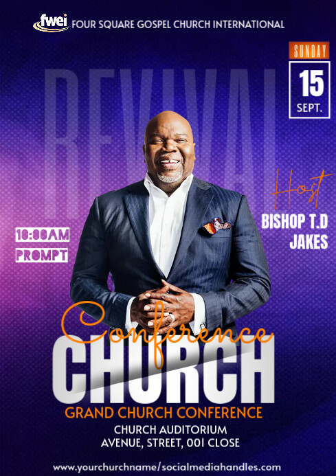 Church event flyer Template | PosterMyWall