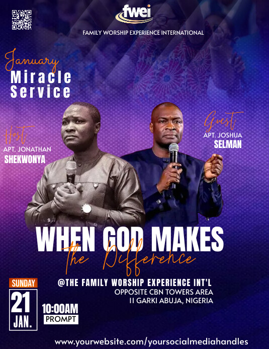 Church event flyer Template | PosterMyWall