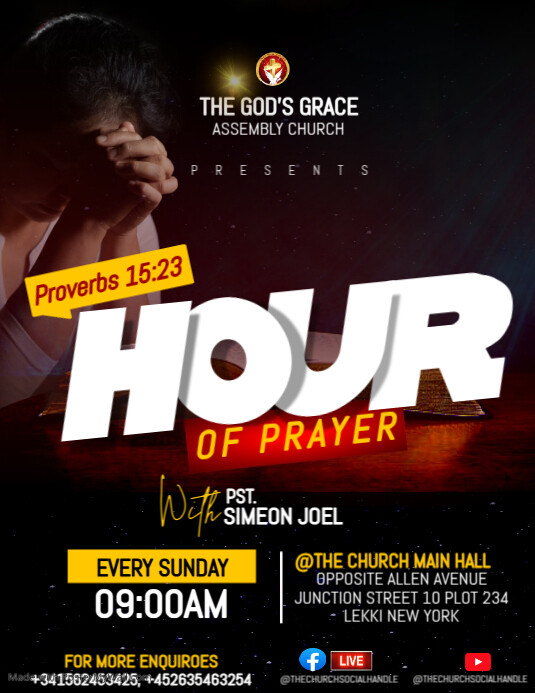 Copy of Church event flyer | PosterMyWall