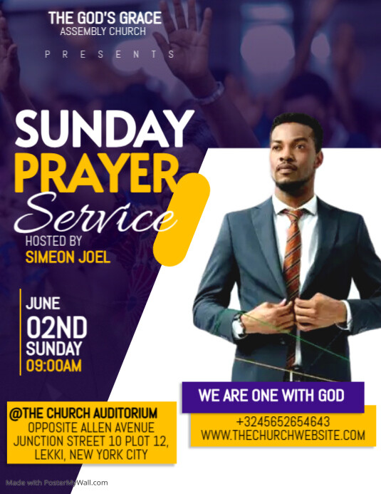 Church event flyer Template | PosterMyWall