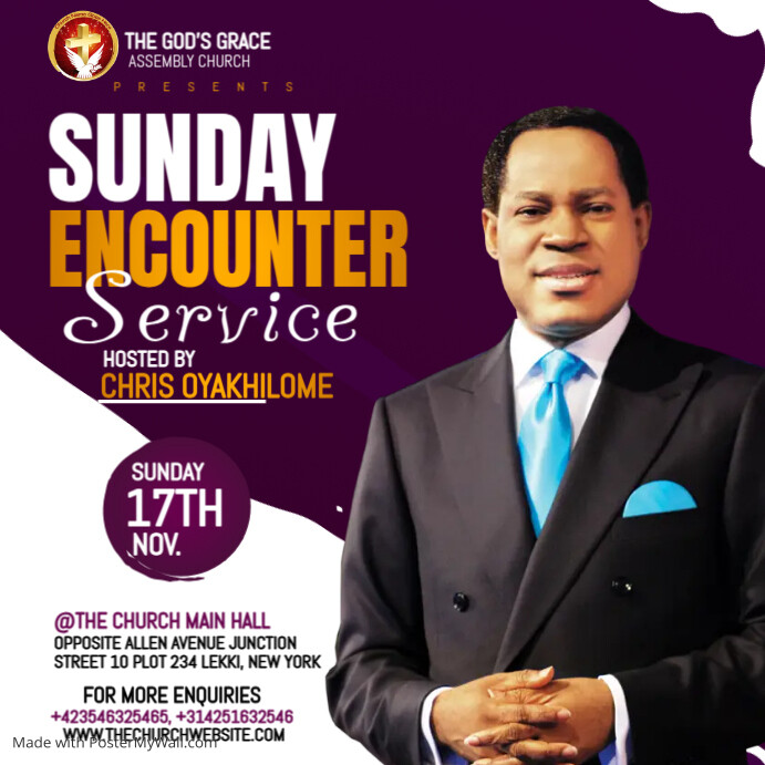 Church event flyer Template | PosterMyWall