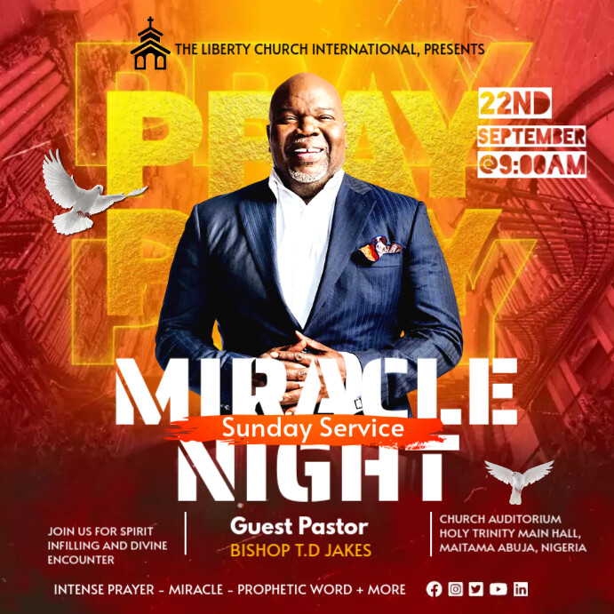 Church event flyer Template | PosterMyWall