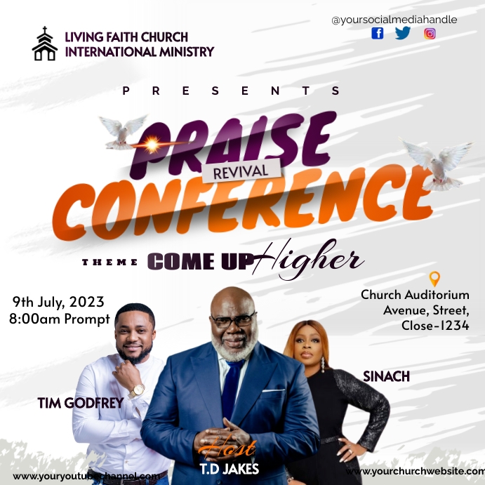 Church Event flyer Template | PosterMyWall