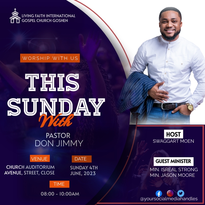 Church Event flyer Template | PosterMyWall