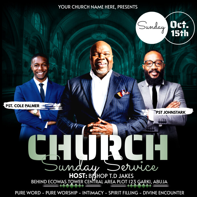 Church Event Flyer Template | PosterMyWall