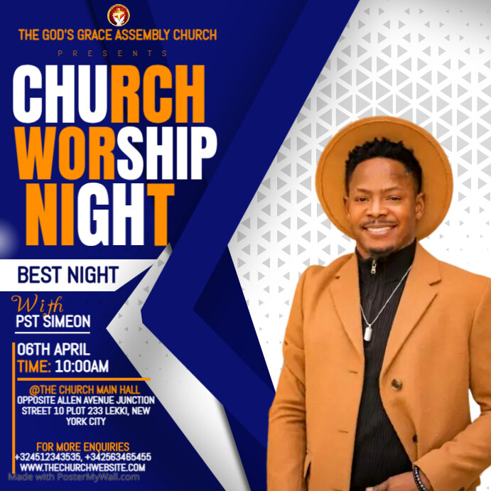 Copy of Church event flyer | PosterMyWall