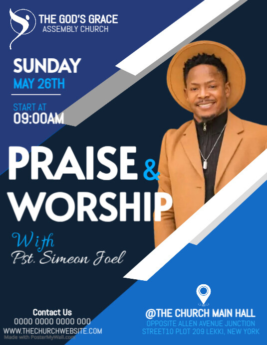 Church event flyer Template | PosterMyWall