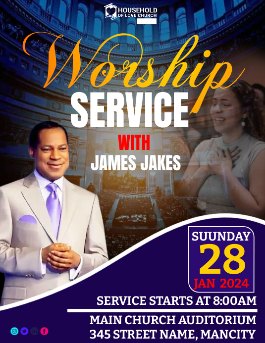 Church event flyer Template | PosterMyWall