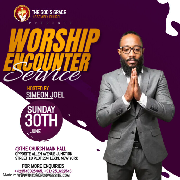 Copy of Church event flyer | PosterMyWall