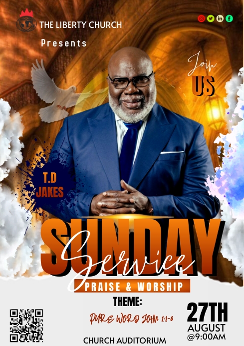 Church Event flyer Template | PosterMyWall