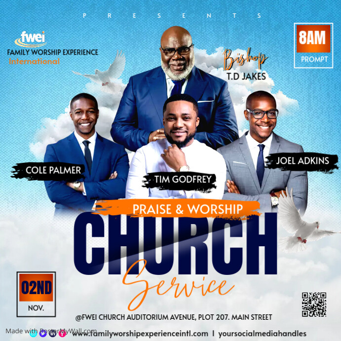 Church event flyer Template | PosterMyWall