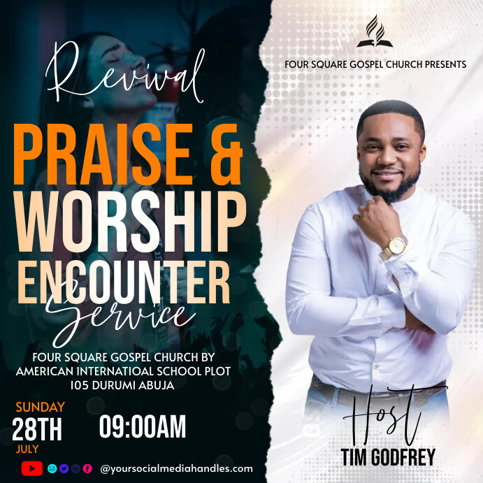 Church event flyer Modelo | PosterMyWall