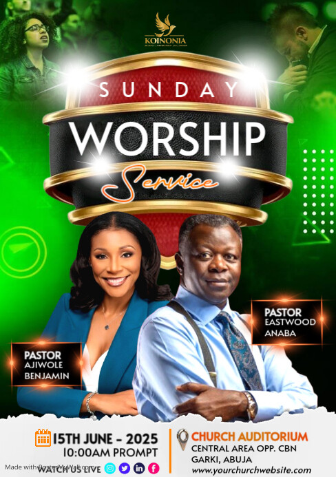 Copy of church event flyer | PosterMyWall