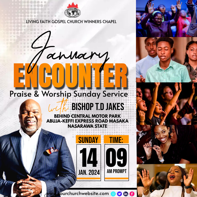 Church event flyer Template | PosterMyWall
