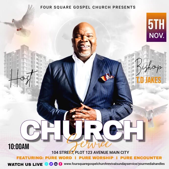 Church Event Flyer Template | PosterMyWall