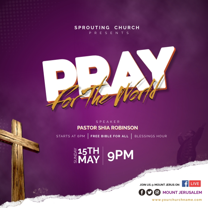 CHURCH EVENT FLYER Template | PosterMyWall