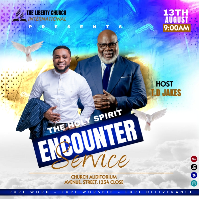 Church Event flyer Template | PosterMyWall