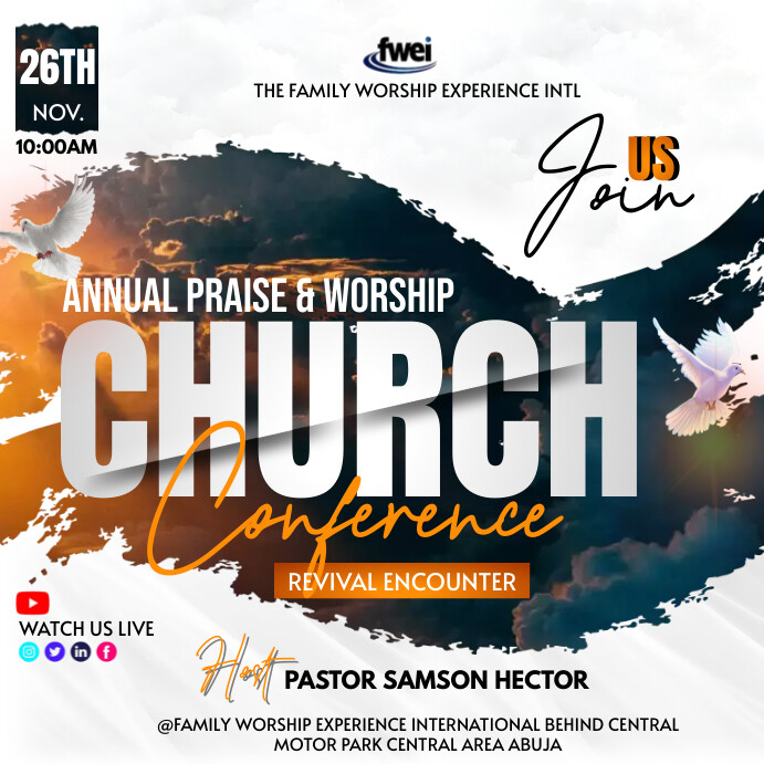 Church Event Flyer Template | PosterMyWall