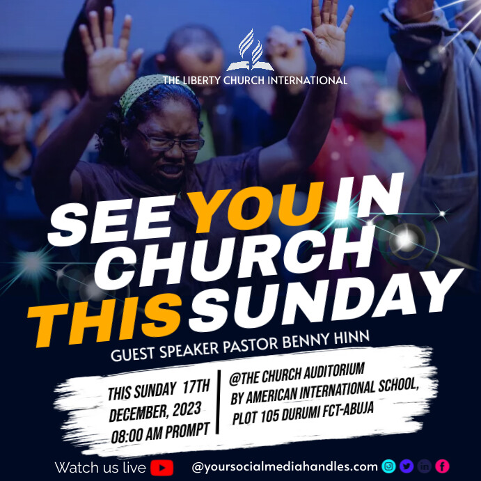 Copy of Church Event Flyer | PosterMyWall