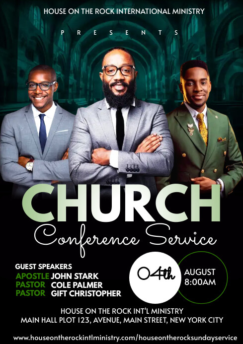 Church event flyer Template | PosterMyWall