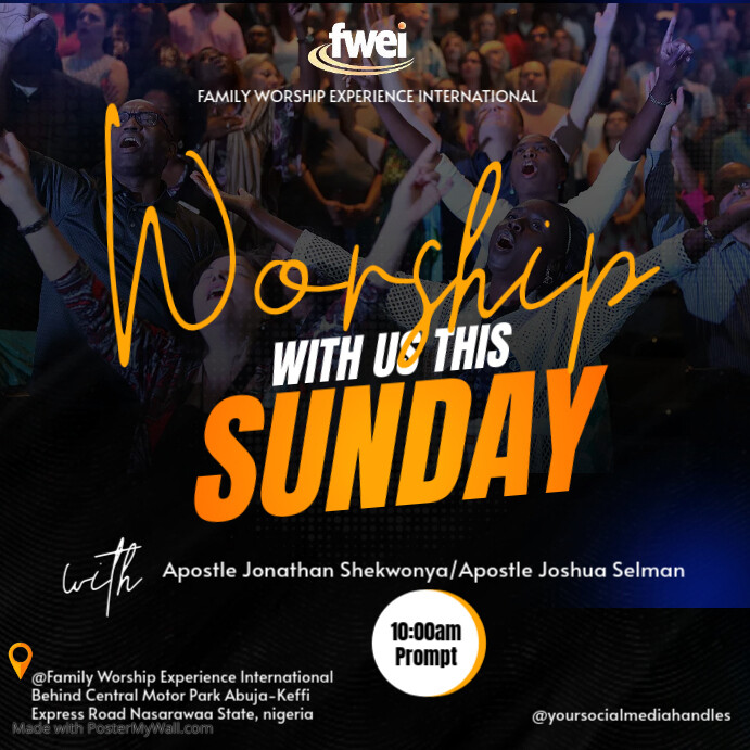 Church event flyer Template | PosterMyWall